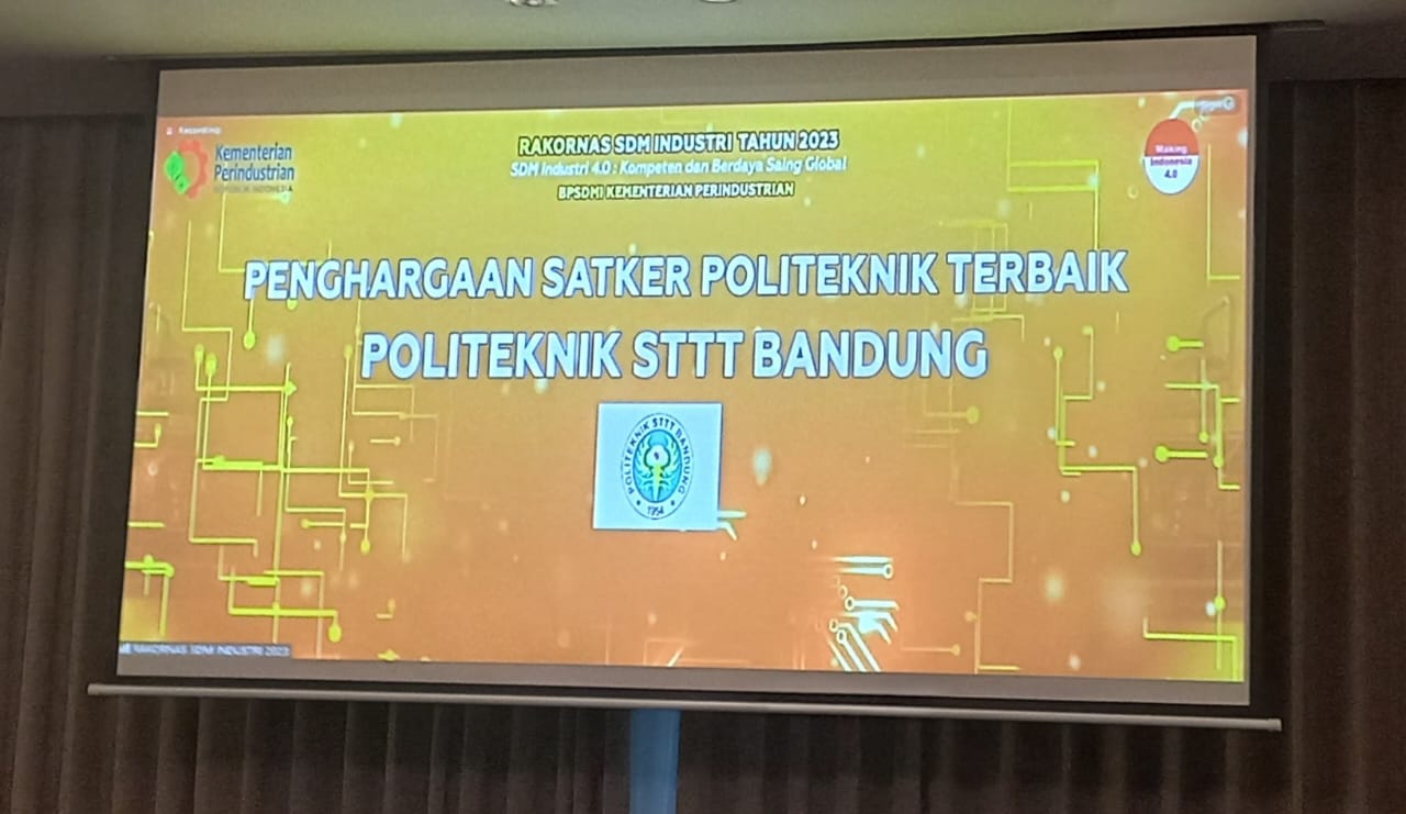 Politeknik STTT Bandung Raih Penghargaan Politeknik Terbaik Satuan Kerja di Lingkungan BPSDMI ...